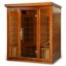Heatwave 3-4 Person Cedar Elite Infrared Sauna with 9 Carbon Heaters & Reviews | Wayfair
